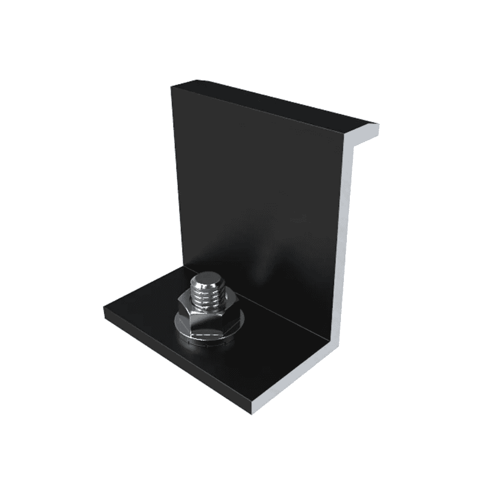 Fast-Rack End Clamp for 35mm Frames - Black - Kizuna