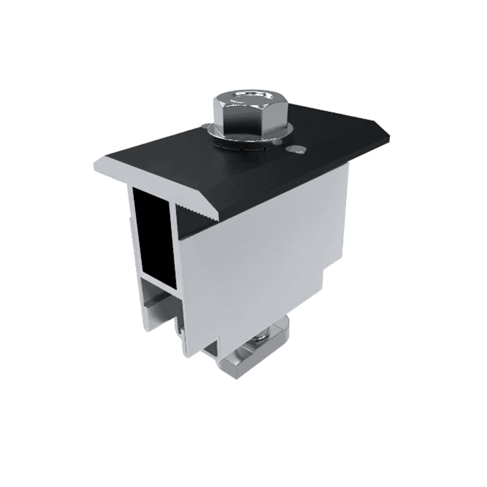 Fast-Rack Mid Clamp Adjustable for 32-35mm Frames - Black - Kizuna