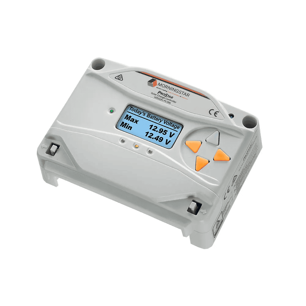 Morningstar ProStar 15A PWM Charge Controller with Meter - Kizuna