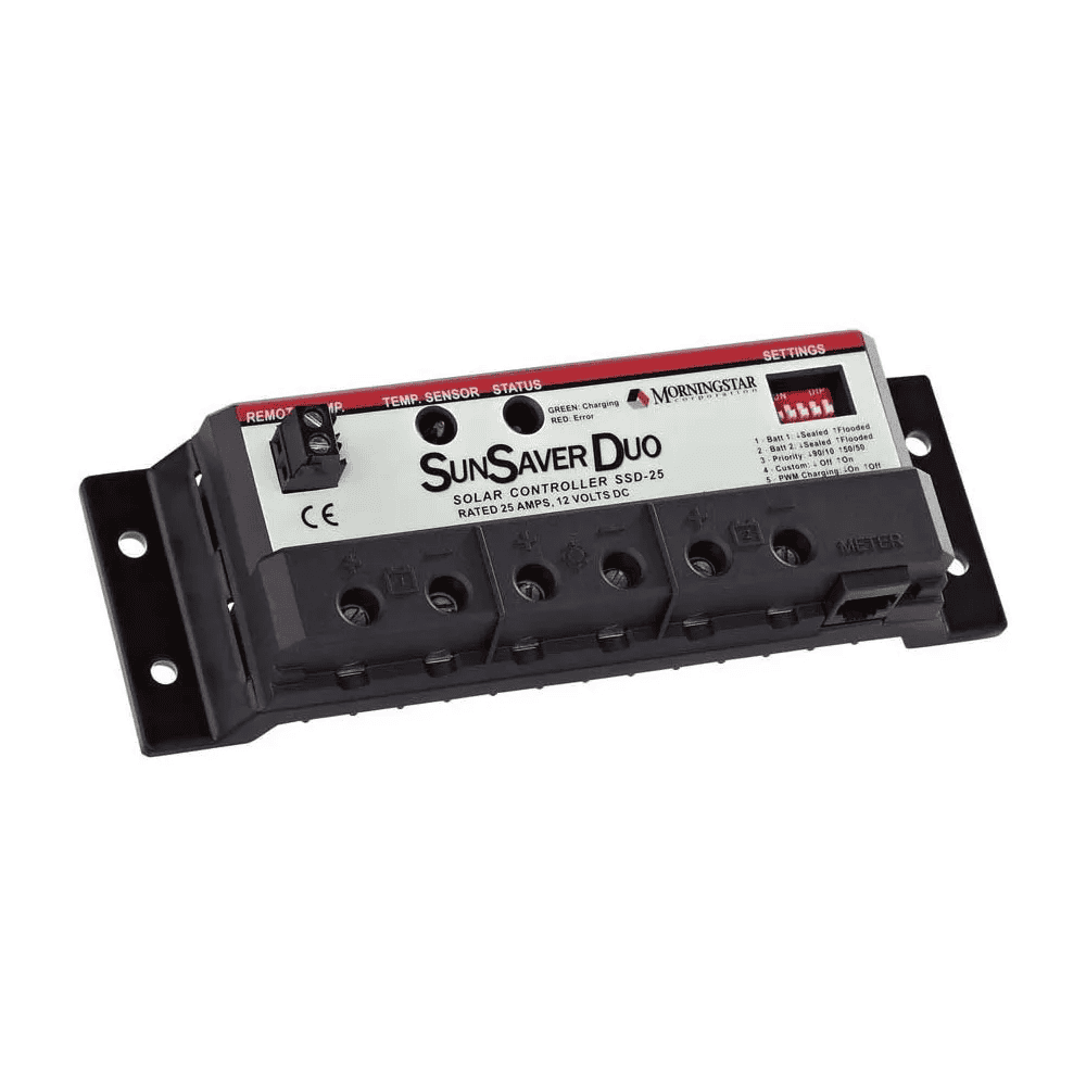 Morningstar SunSaver Duo 25A PWM Charge Controller - Kizuna