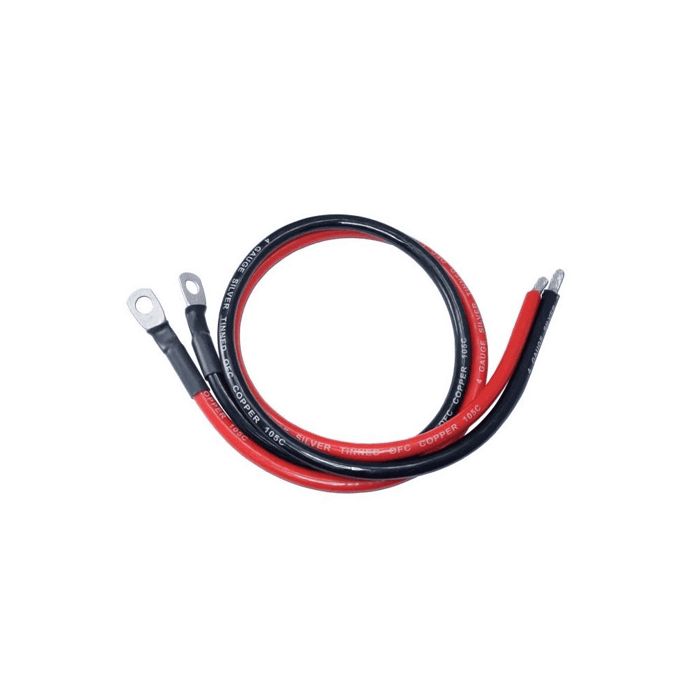 4 AWG Pre-Made Inverter Cable 5' - Kizuna