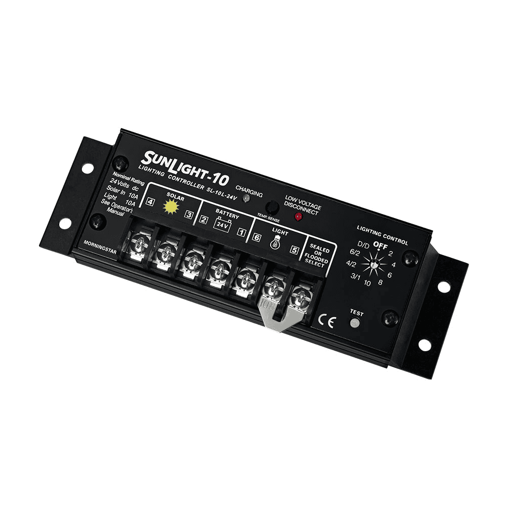 Morningstar SunLight 10A 24V Solar Lighting Controller with LVD - Kizuna