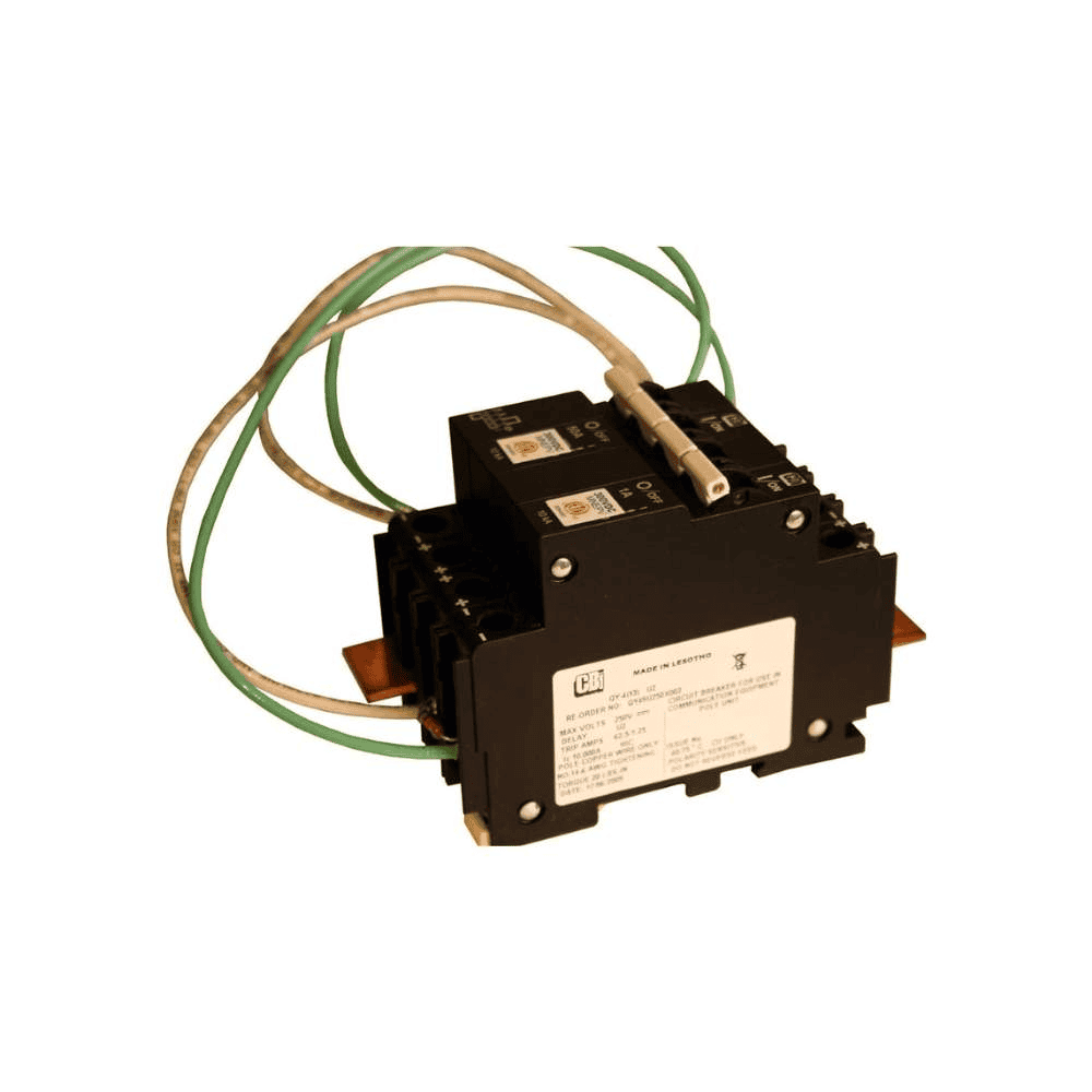 MidNite Solar 50A 300V DC Din Rail Ground Fault Protection Breaker - Kizuna